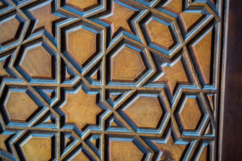 Ottoman Turkish Art with Geometric Patterns Stock Image - Image of ...