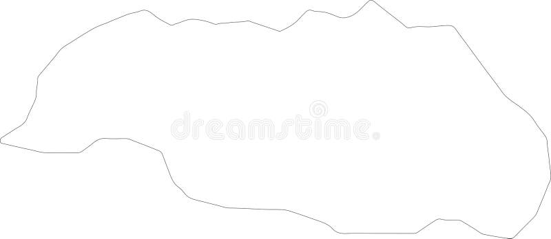 Otuke Uganda outline map stock vector. Illustration of travel - 317466396