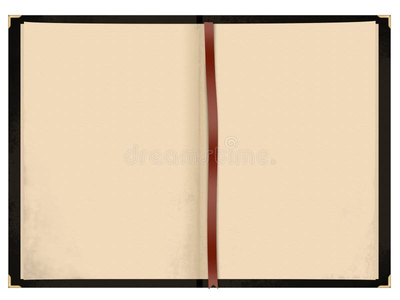 Otwarta pusta książka ilustracji. Ilustracja złożonej z kuchnia - 13173702