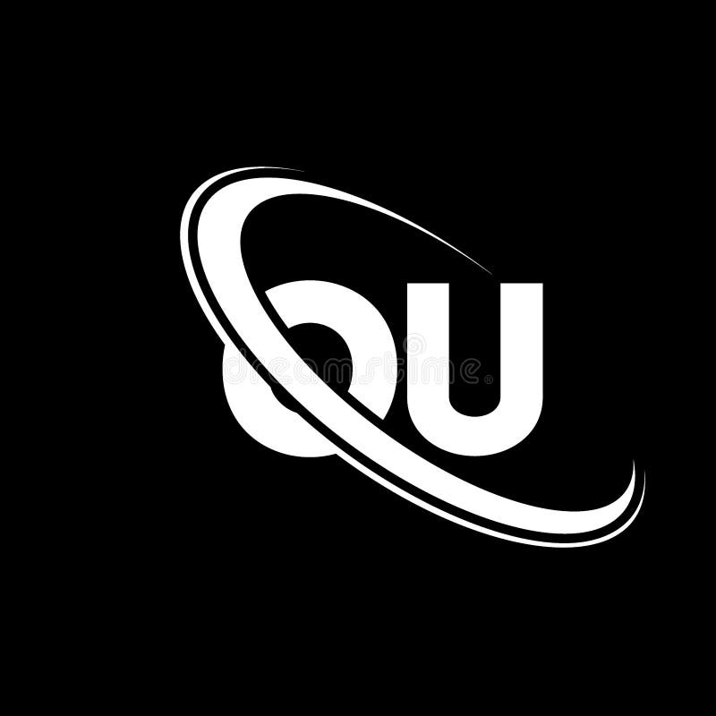 OU Logo. O U Design. White OU Letter. OU/O U Letter Logo Design Stock ...