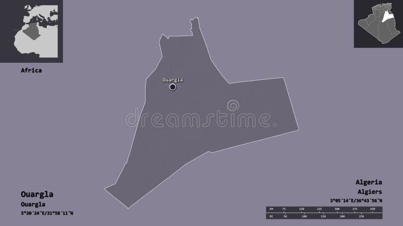 Ouargla, Province of Algeria,. Previews. Administrative Stock ...