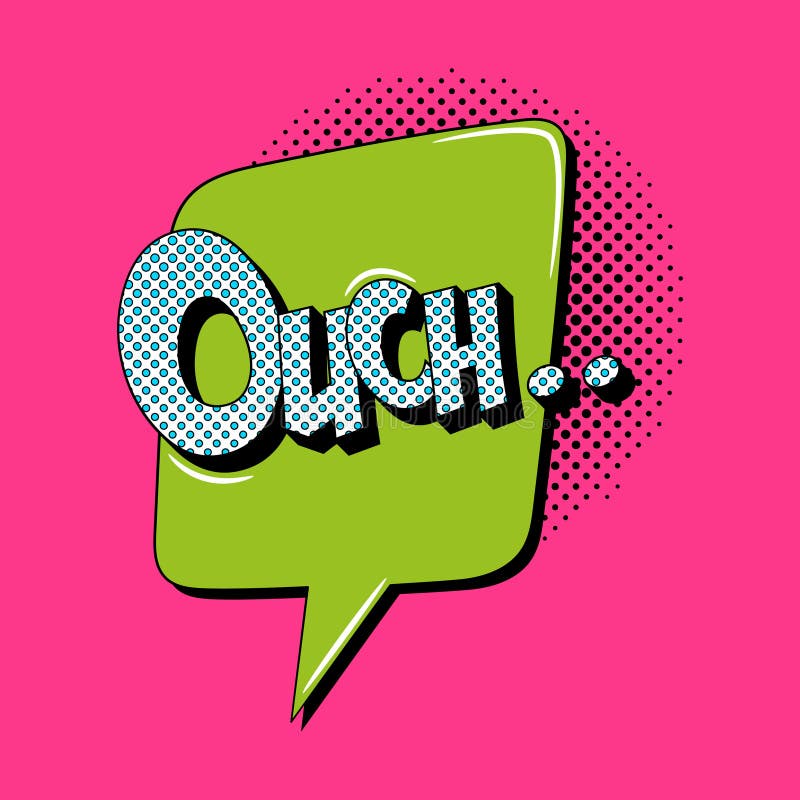 Ouch Stock Illustrations – 881 Ouch Stock Illustrations, Vectors ...