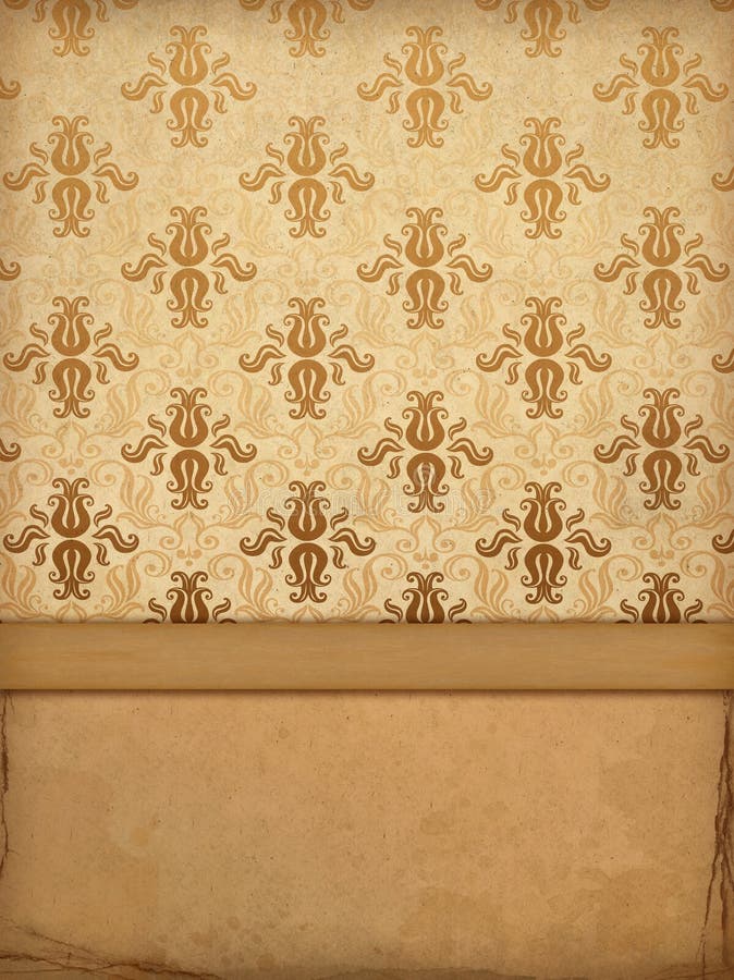 Oud behang stock illustratie. Illustration of daling - 15857135