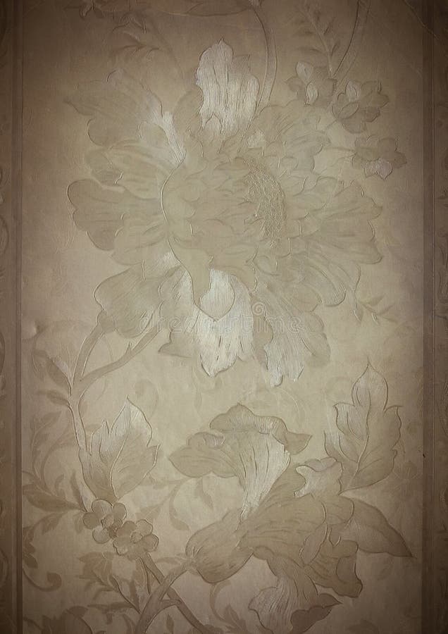 Oud behang. stock illustratie. Illustration of document - 9229108