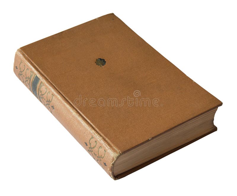 Oud boek stock afbeelding. Image of leren, onderwijs, boek - 9677475