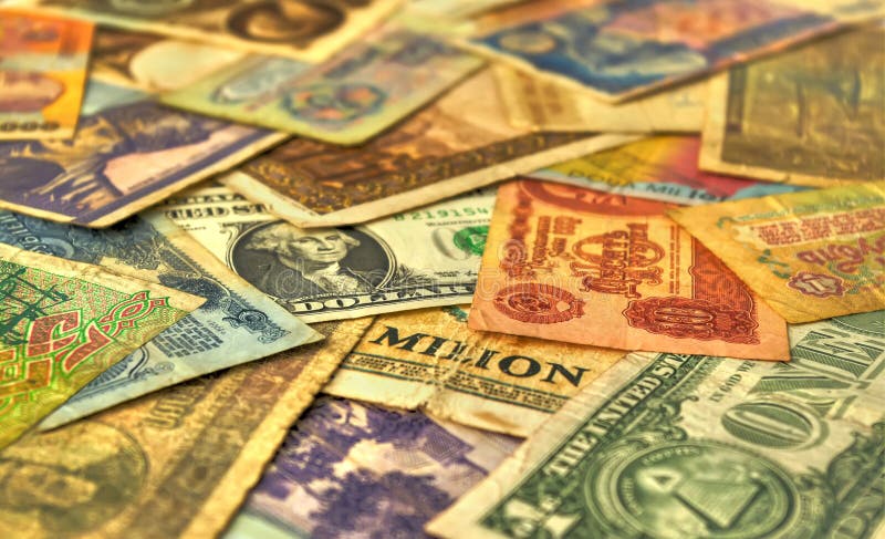 Oud geld stock foto. Image of bankwezen, rente, dollar - 29124340