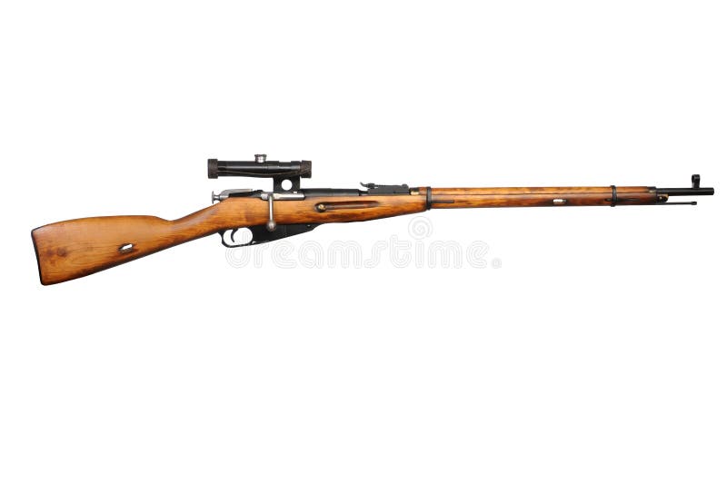Oud geweer stock afbeelding. Image of doel, geïsoleerd - 15408057