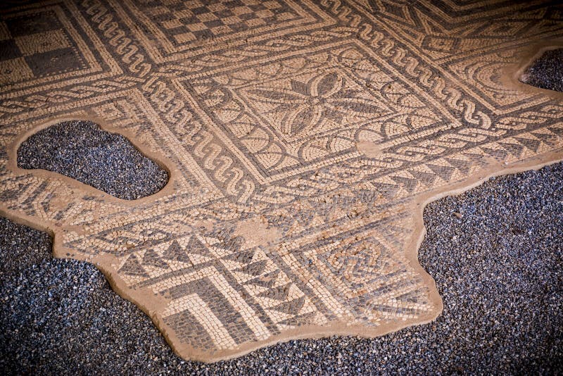 Historisch Mozaïek Bij Een Stad-muur in Zell Stock Afbeelding - Image ...