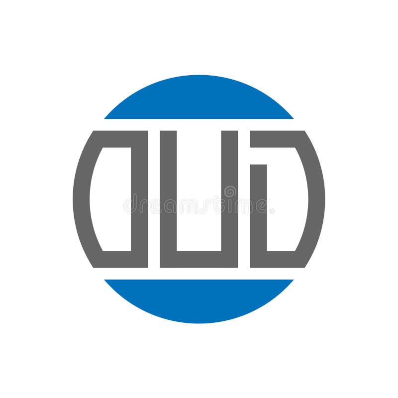 OUD Letter Logo Design on White Background. OUD Creative Initials ...