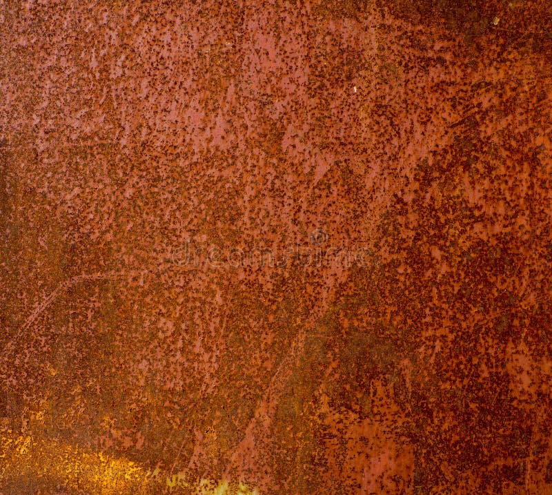 Rusty Grunge Metal Texture Orange Spotty Rode Roestige Metaaltextuur ...
