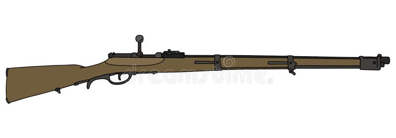 Militaire Mens Met Geweer En De Kaart En De Vlag Van De V.S. Vector ...