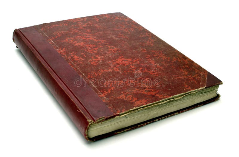 Oud rood boek stock foto. Image of grunge, wijnoogst - 13185894