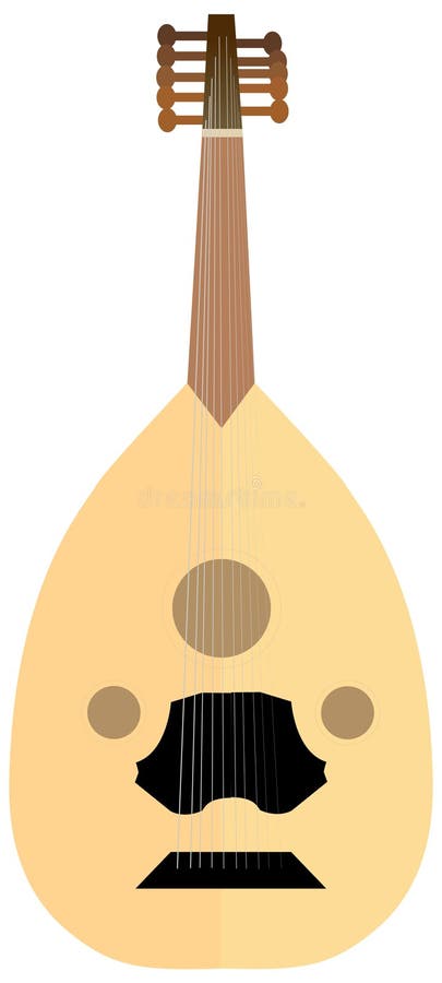 Oud stock vector. Illustration of music, orchestras - 191200051