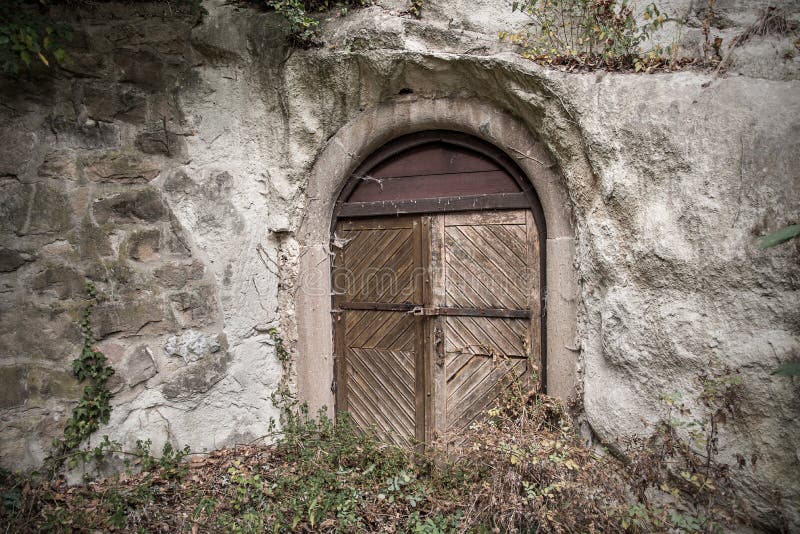 Eng huis in het bos stock foto. Image of grunge, herenhuis - 120472512