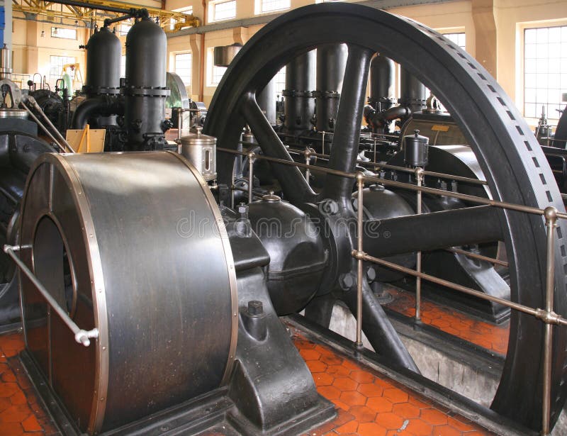 Het Pompstation Van Het Water Stock Afbeelding - Image of pijp ...