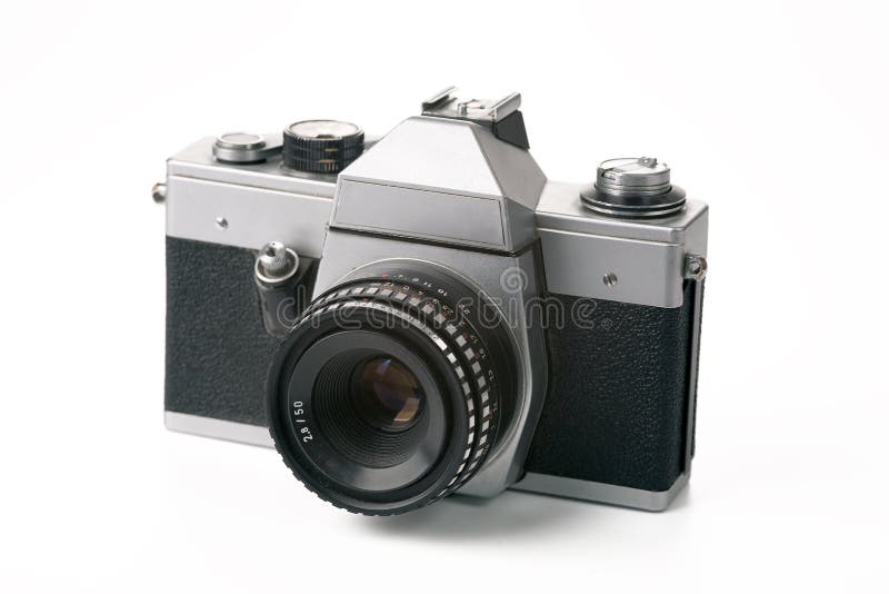 Oude analoge camera stock afbeelding. Image of lichaam - 11932765