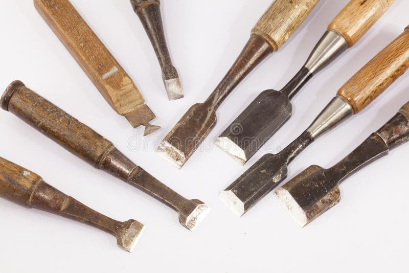 Oude beitel stock foto. Image of technologie, apparatuur - 42103982