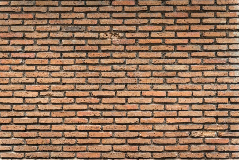 Oude bruine bakstenen muur stock afbeelding. Image of bruin - 34311789