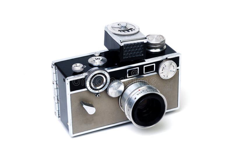 Oude Camera 1 stock afbeelding. Image of wijnoogst, reflex - 2976245