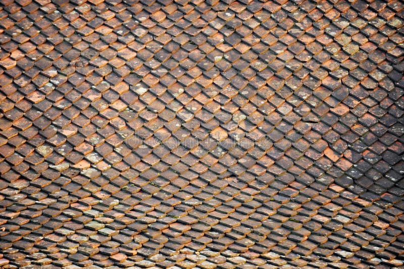 Oude daktegel stock afbeelding. Image of architecturaal - 36663339