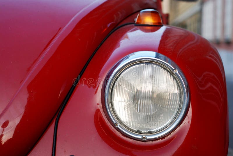 VW-oude Kever stock afbeelding. Image of auto, blauw - 44658307