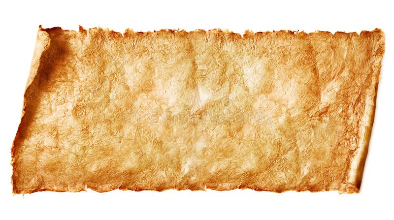 Perkamentrol stock foto. Image of perkament, leeg, mededeling - 2448242