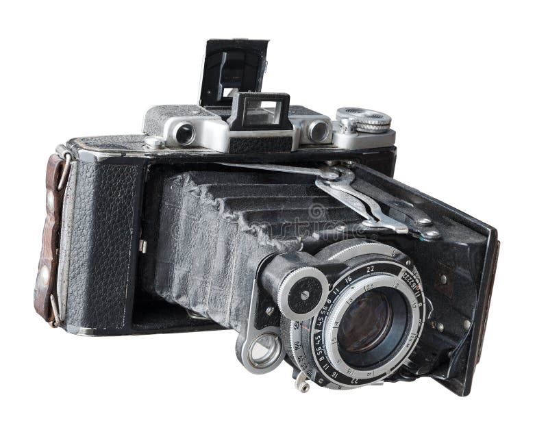 Oude filmcamera stock afbeelding. Image of doel, metaal - 15091795