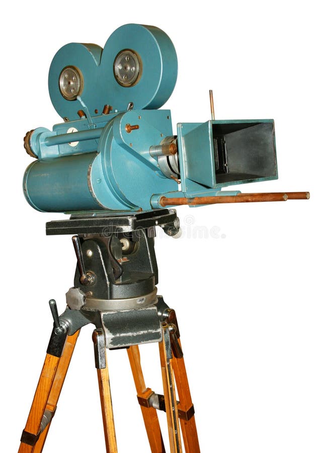 Oude Filmcamera stock afbeelding. Image of verslag, verouderd - 9506317