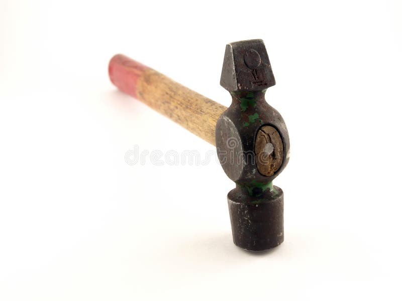 Oude hamer stock foto. Image of zwaar, roestig, geel - 13224320