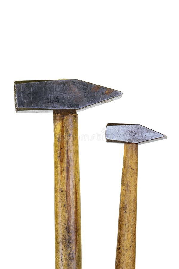 Oude hamer twee stock afbeelding. Image of hulpmiddelen - 35760183
