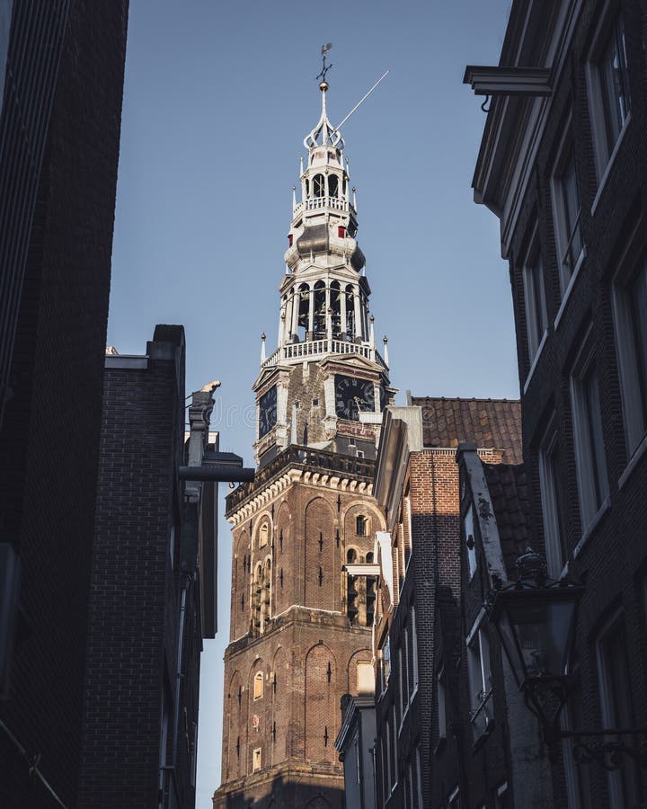 Oude Kerk Church in De Wallen District of Amsterdam S Red Light ...