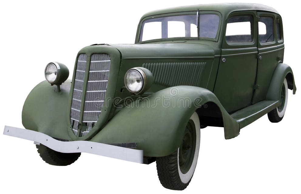 Oude Leger groene auto stock foto. Image of ideeën, sovjet - 32657412