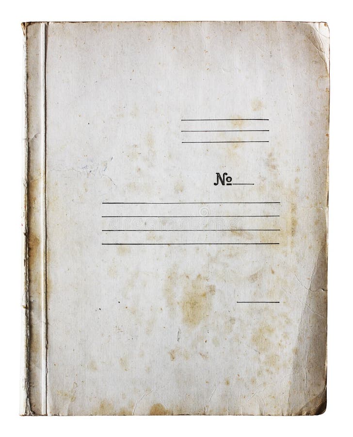 Oude papiermap stock afbeelding. Image of omslag, antiquiteit - 164932259