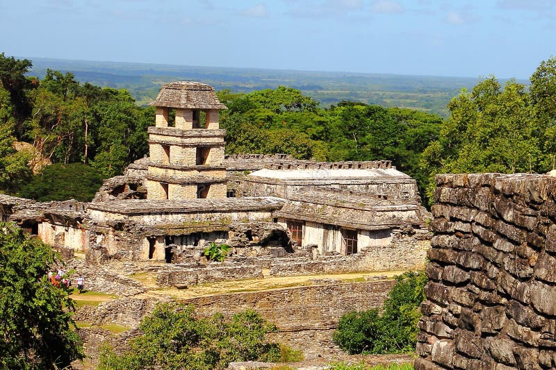 Oude Maya Stad Van Palenque V Redactionele Foto - Image of plaats ...