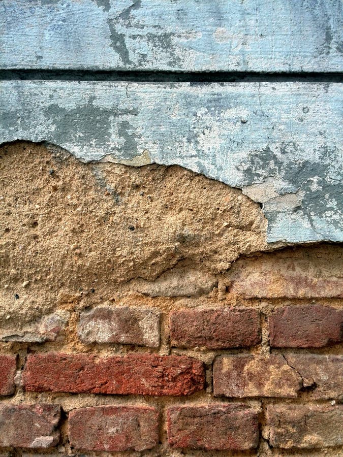 Oude muur stock afbeelding. Image of vuil, barst, samenvatting - 45273935