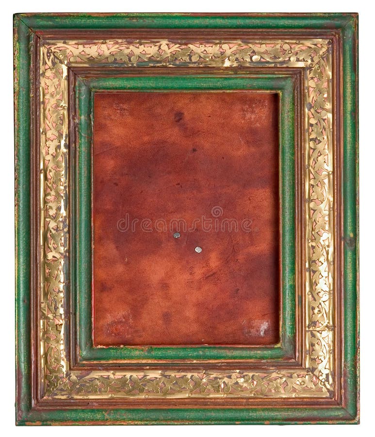 Oude omlijsting stock afbeelding. Image of voorwerp, houten - 528537