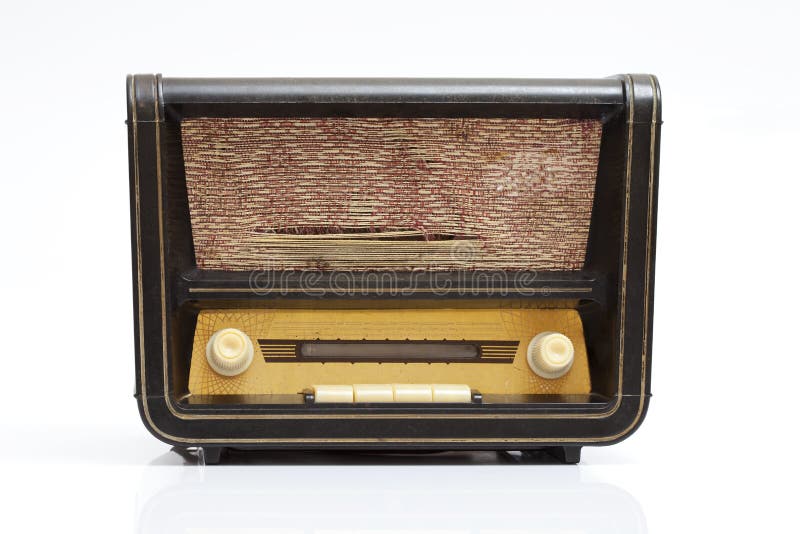 Oude Radio stock afbeelding. Image of historisch, voorbij - 21786027