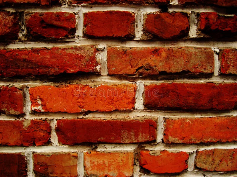 Oude rode baksteen stock afbeelding. Image of baksteen - 11338891