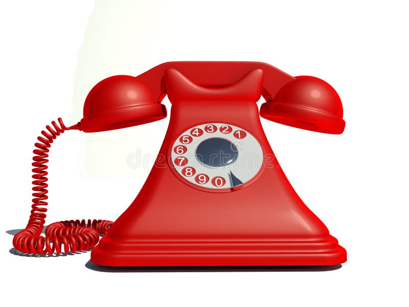 Oud model telefoon stock illustratie. Illustration of enkelvoudig ...