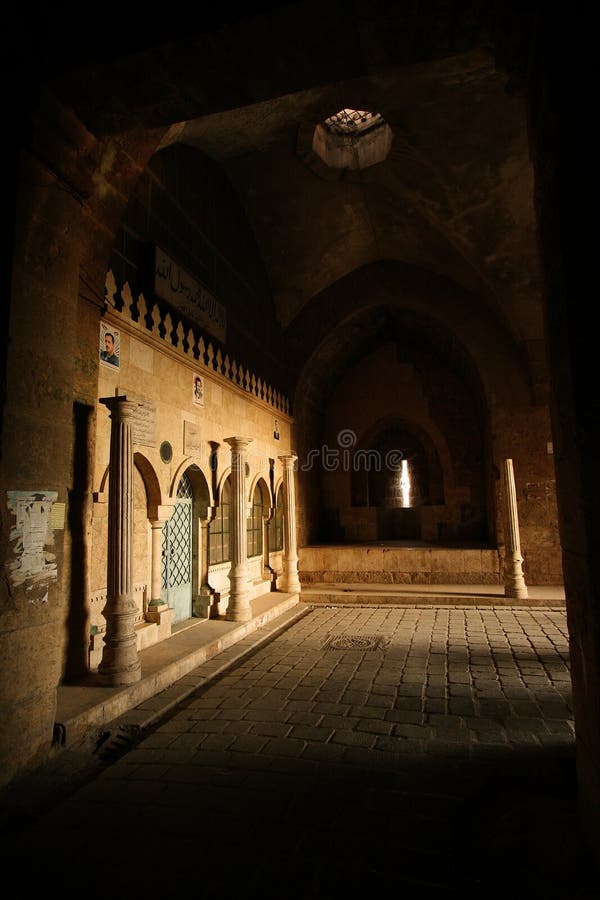 Oude stad van Aleppo stock foto. Image of deur, poort - 13808548