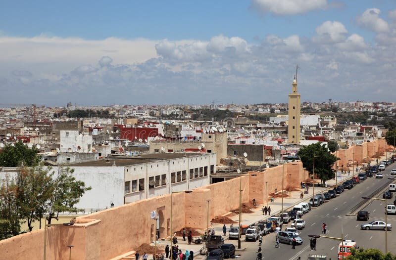 Oude Stad Van Rabat, Marokko Redactionele Afbeelding - Image of magreb ...