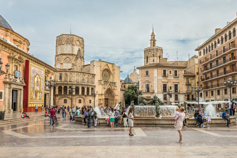 Oude Stad Van Valencia, Spanje Redactionele Stock Foto - Image of ...