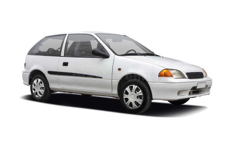 Oude Suzuki Swift-auto stock foto. Image of vlug, broekrug - 56303334