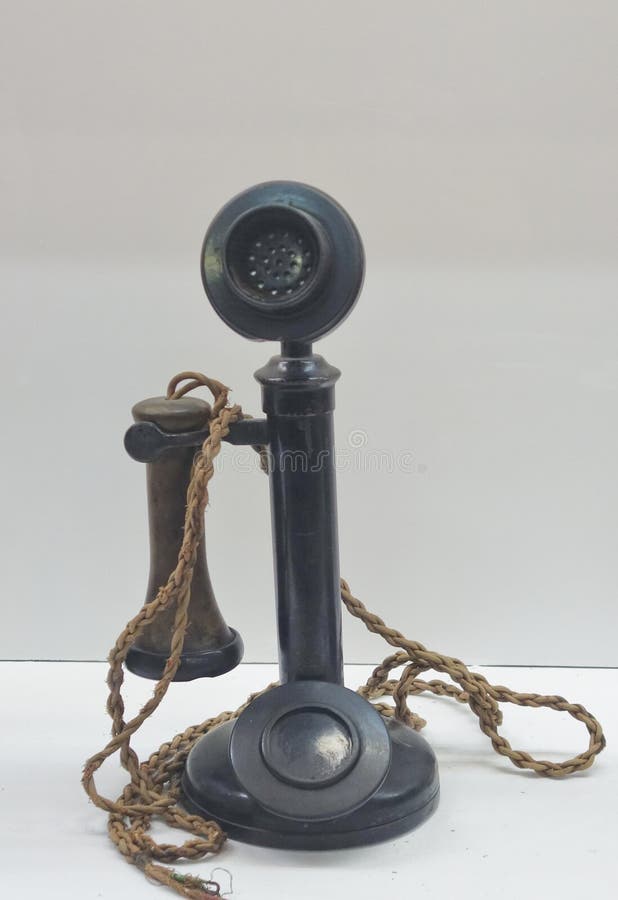De Telefoon Van De Era Van Jaren '40 - Oude Sepia Foto Stock Foto ...