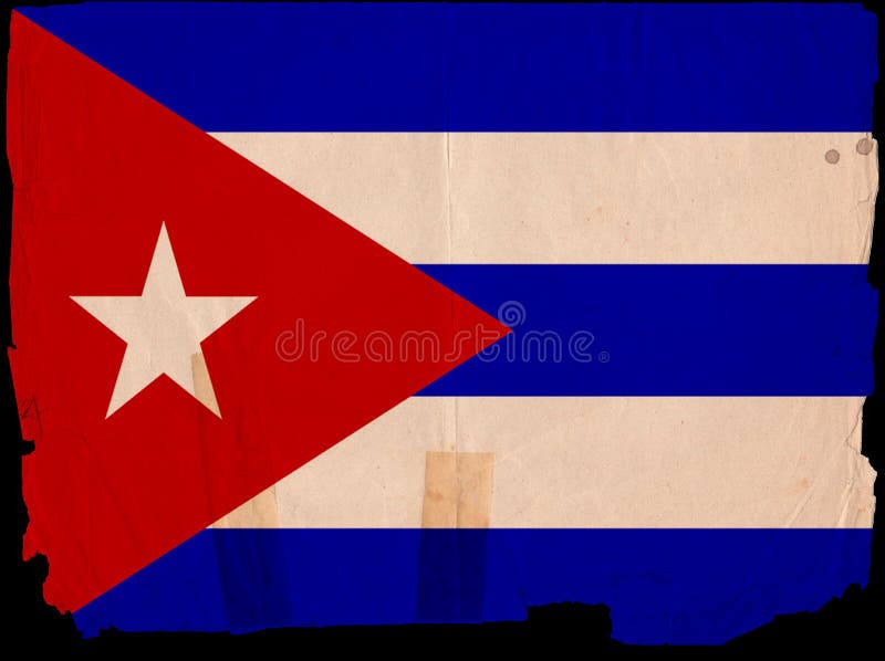 Cubaanse Vlag stock illustratie. Illustration of cubaans - 2314071