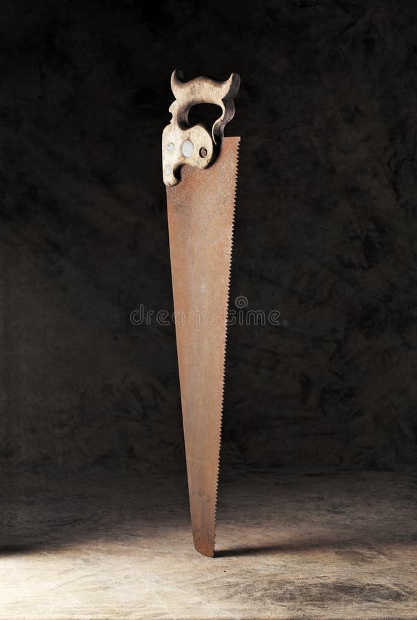 Oude Zaag stock foto. Image of roestig, niemand, timmerman - 20643506