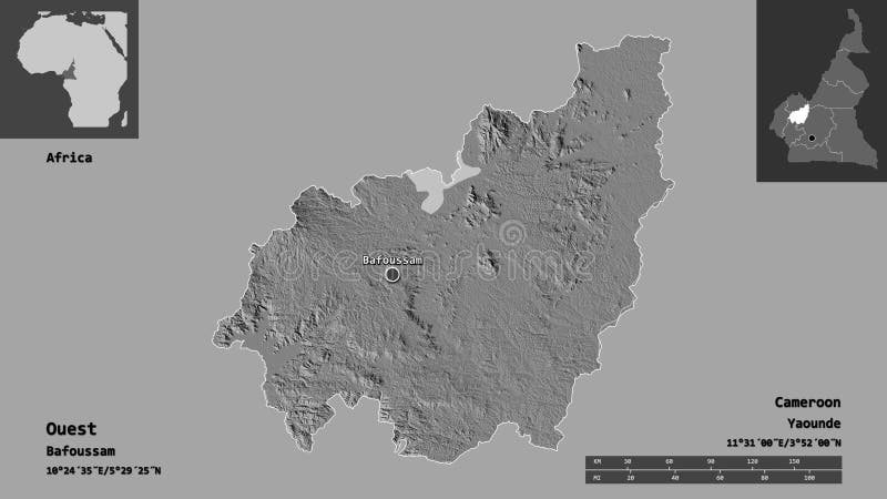 Ouest, Region of Cameroon,. Previews. Bilevel Stock Illustration ...