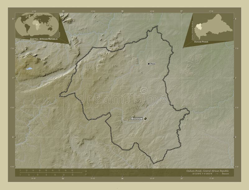 Ouham-Pende, Central African Republic. Wiki. Labelled Points of Cities ...