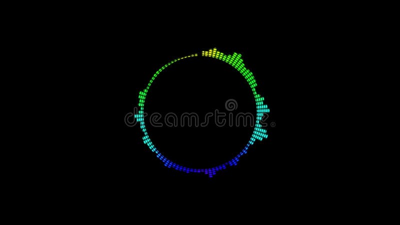 Ound Wave Pattern of Abstract Pink Light on Black Background, Sound ...