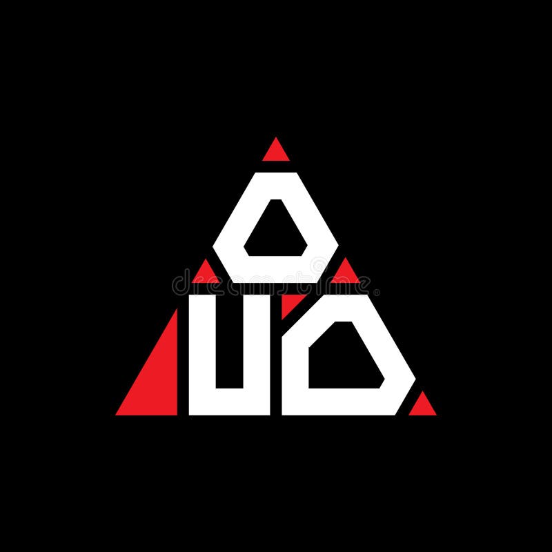 Ouo Triangle Letter Logo Stock Illustrations – 4 Ouo Triangle Letter ...